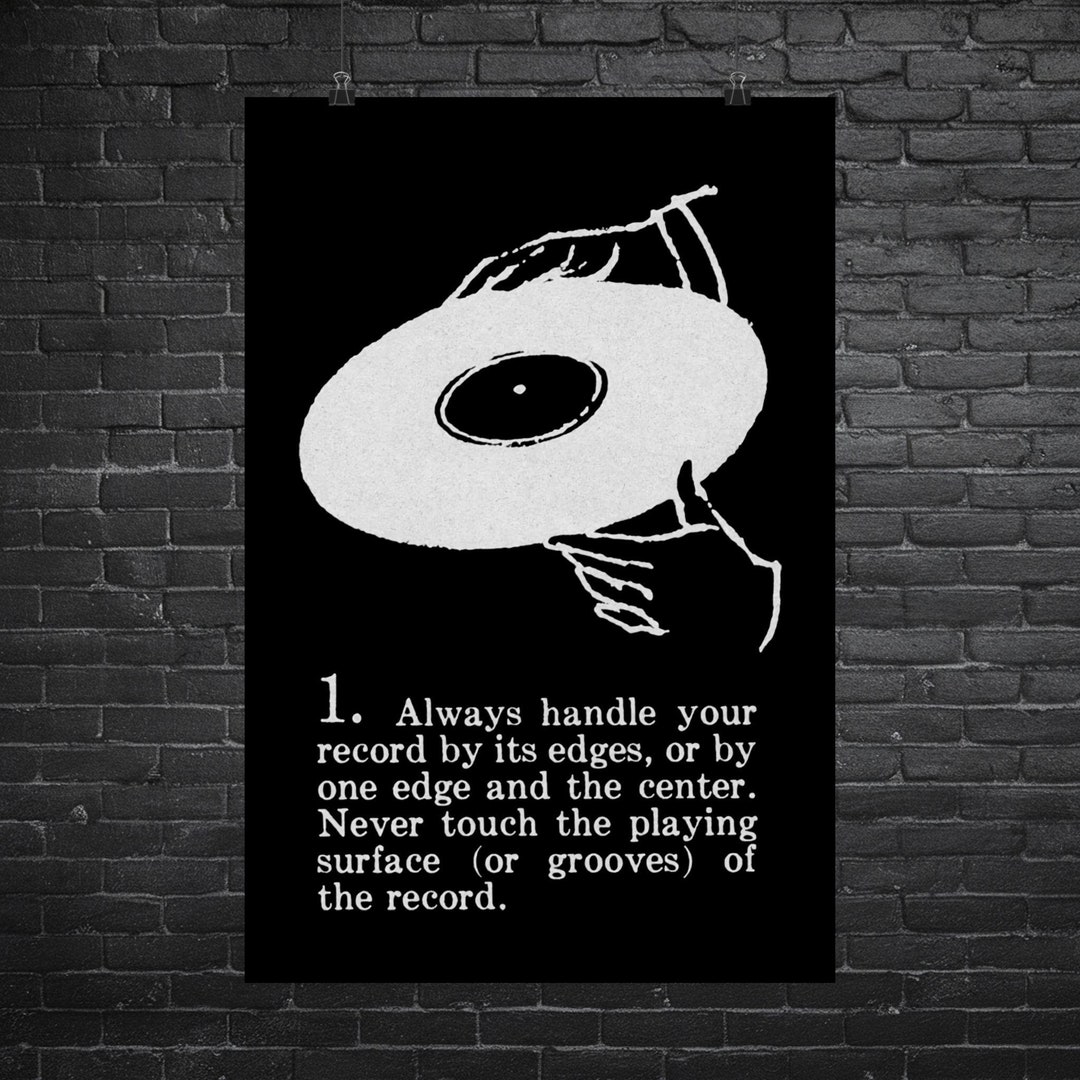 Vinyl Record Wall Art Retro Music Decor, Framed Poster or Canvas ...