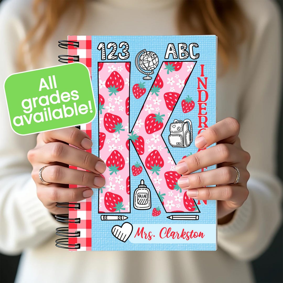 Strawberry Personalized Teacher Gift, Custom Name Teacher Gifts ...