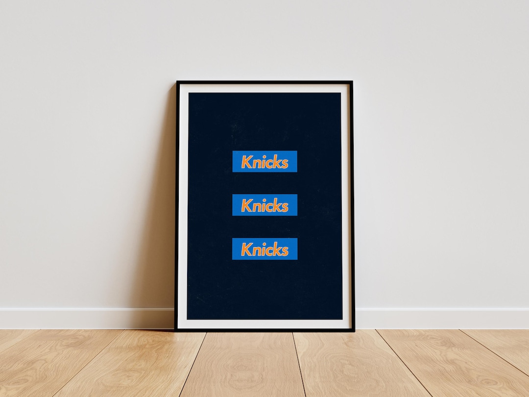 Supreme Inspired Knicks Box Logo Poster / Digital Prints / Download ...