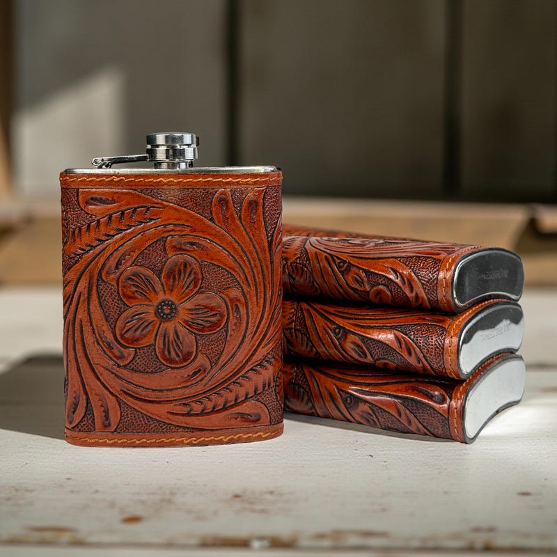 Custom Cowboy Flask - Etsy