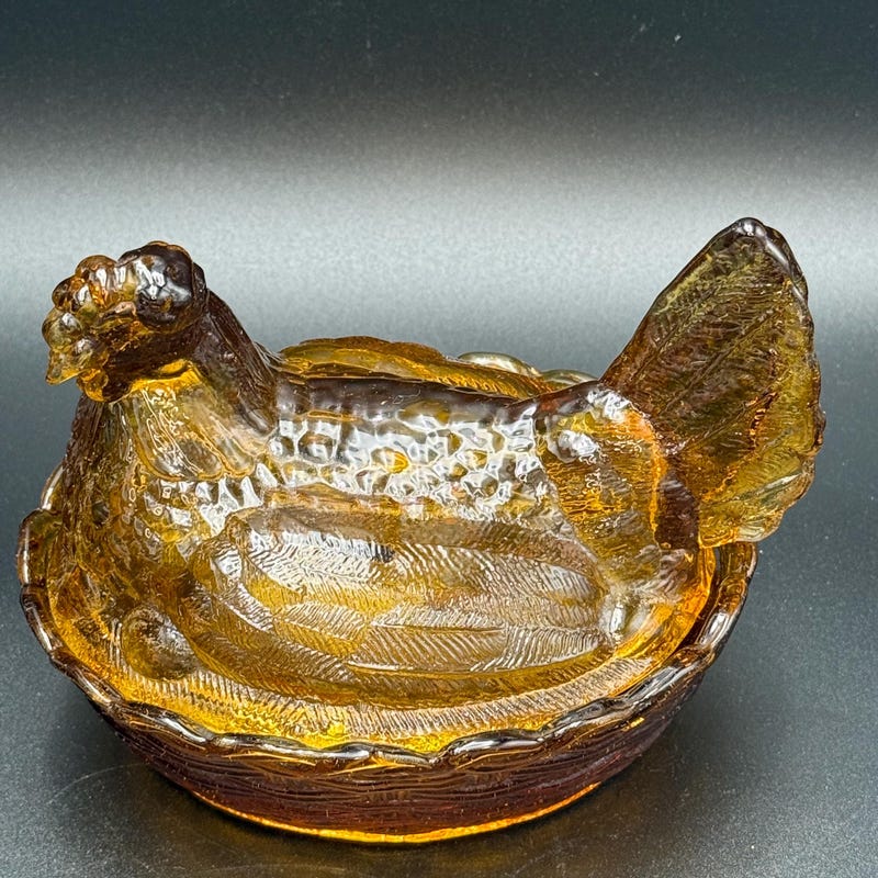 Hen on Nest Lg Wright - Etsy
