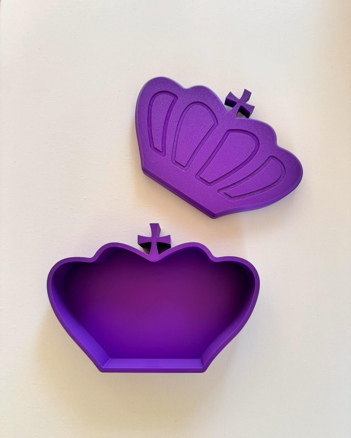 Luxury Crown Jewelry Box | 3D Printed Trinket Box | Royal-themed ...