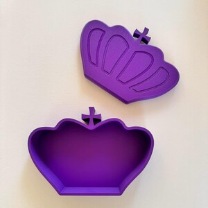 Luxury Crown Jewelry Box | 3D Printed Trinket Box | Royal-themed ...