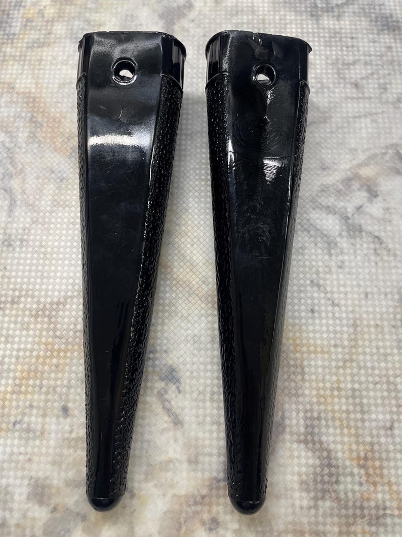 Pair of Vintage Dugan BLACK GLASS Hearse Bud Vases With Birds - Etsy