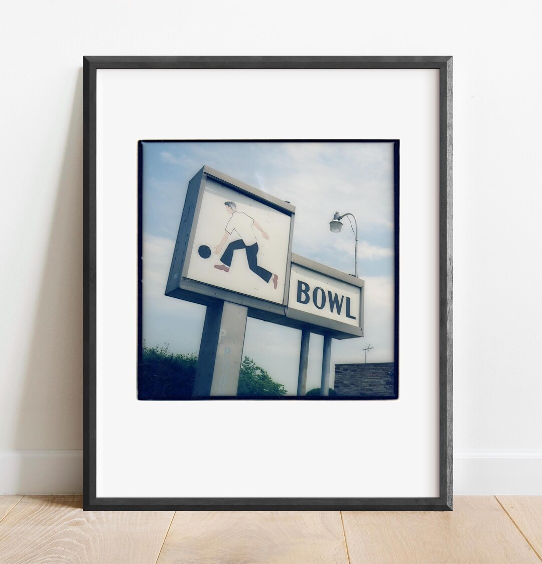 Vintage Bowling Alley Signage, California. Color Fine Art Film Street ...