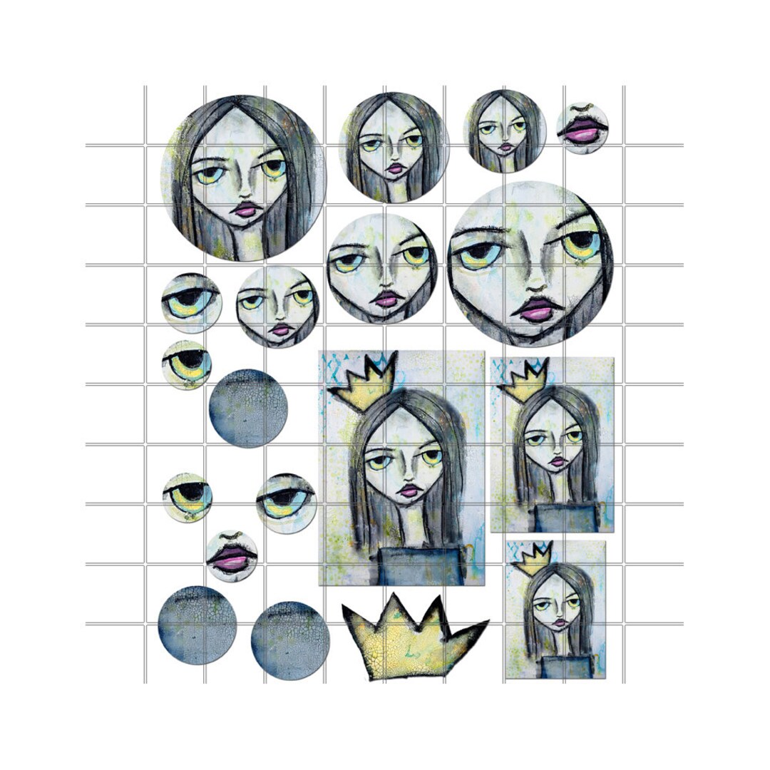 Art Journal Printables → Mixed Media Girl → Mavis - Etsy