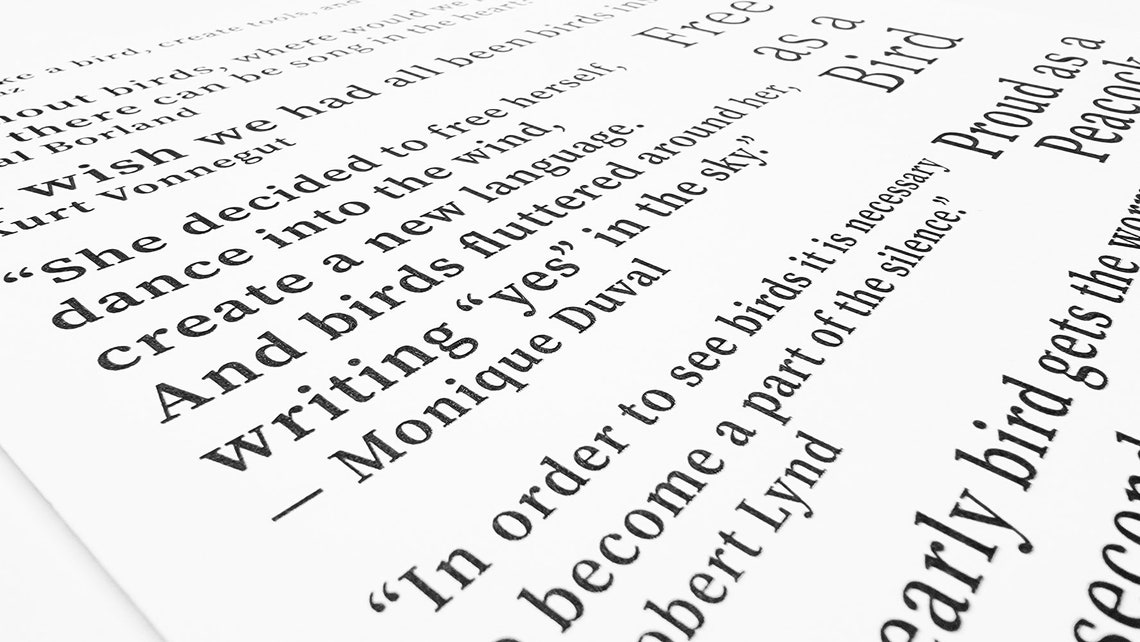 Bird Words Printable Journal Quotes - Etsy