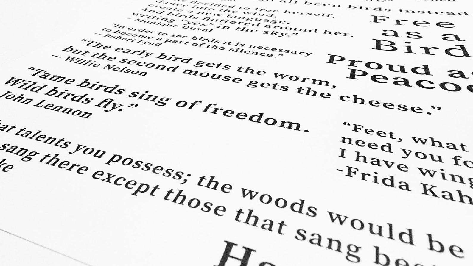 Bird Words | Printable Journal Quotes - Etsy