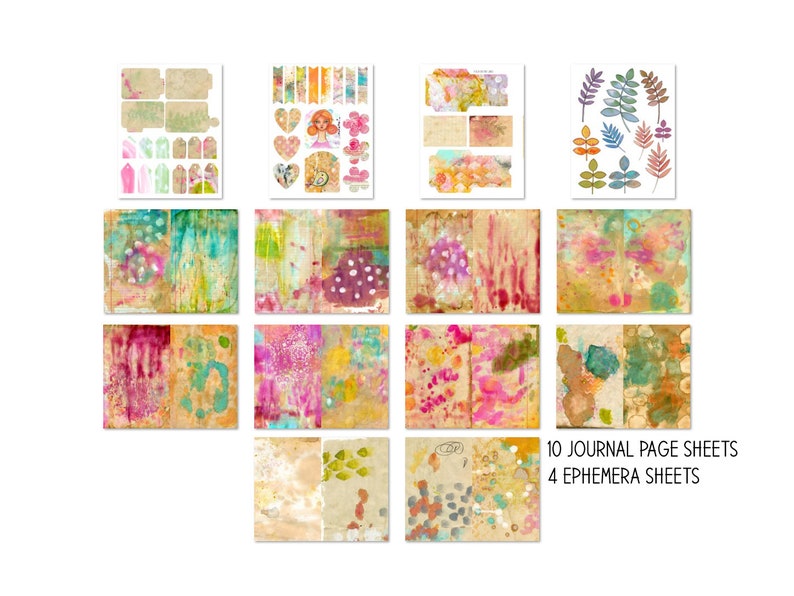 Printable Journal Kit Art Journal Printable Junk Journal - Etsy