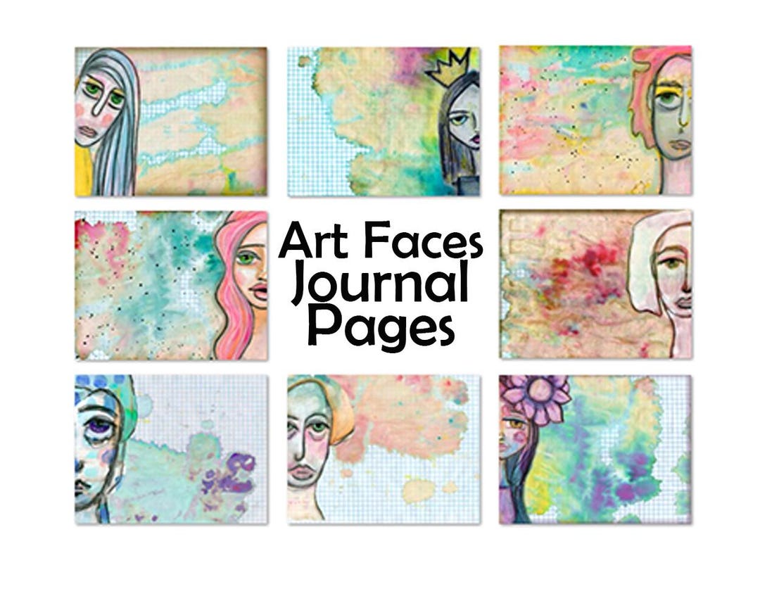 Journal Pages- Art Journal Printable - Junk Journal Supplies - Etsy