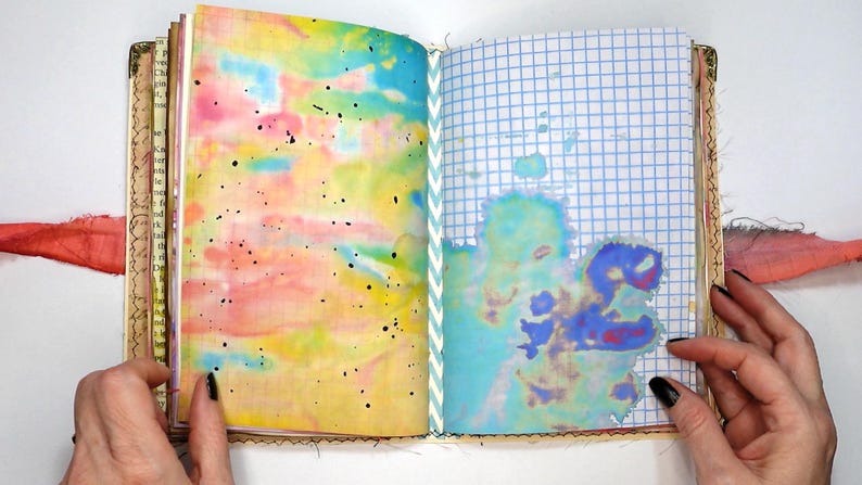 Journal Pages- Art Journal Printable - Junk Journal Supplies - Etsy
