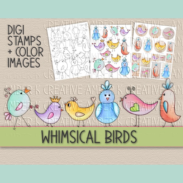 Digi Stamps - Etsy