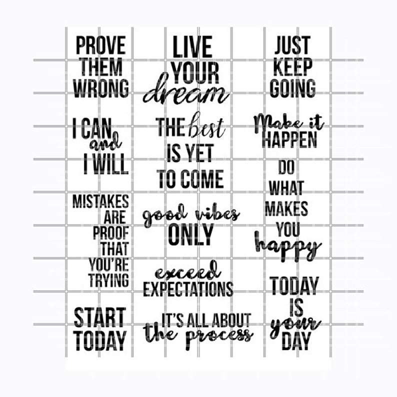 Big & Bold Sentiments Printable Journal Quotes - Etsy