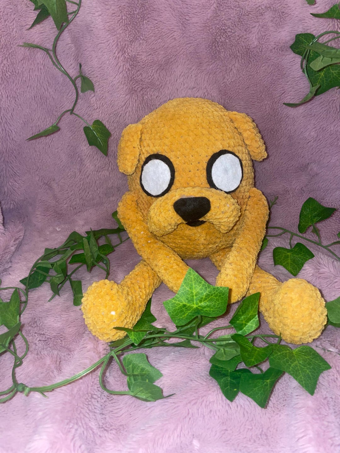 Jumbo Jake the Dog Crochet Plushie From Adventure Time - Etsy