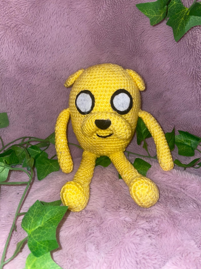 Jake the Dog Crochet Adventure Time Plushie - Etsy UK