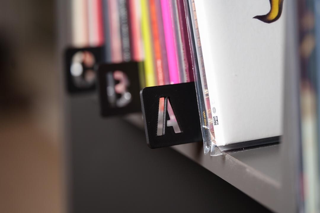 Vinyl Record Stencil Alphabet Dividers - Etsy
