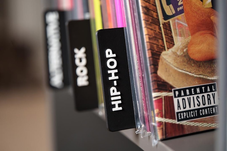 Custom Genre Vinyl Record Dividers - Etsy