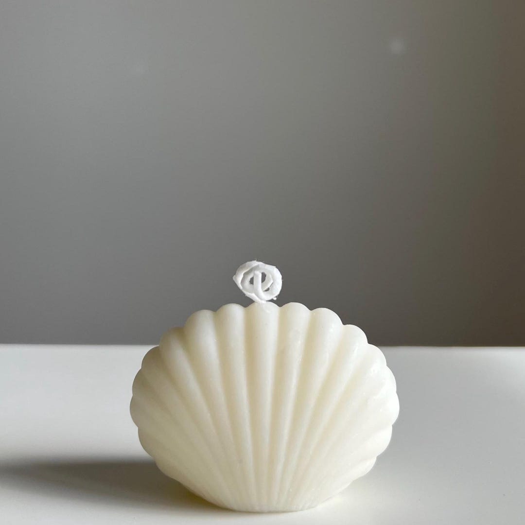 Sea Shell Candle・bridesmaid Gift・sea Shell Decorative Candle・coastal ...