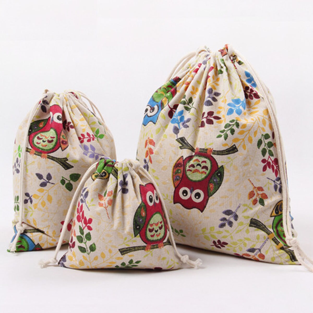 Set of 12 Bags Zoo Animals Drawstring Bags Travel Bags | Etsy