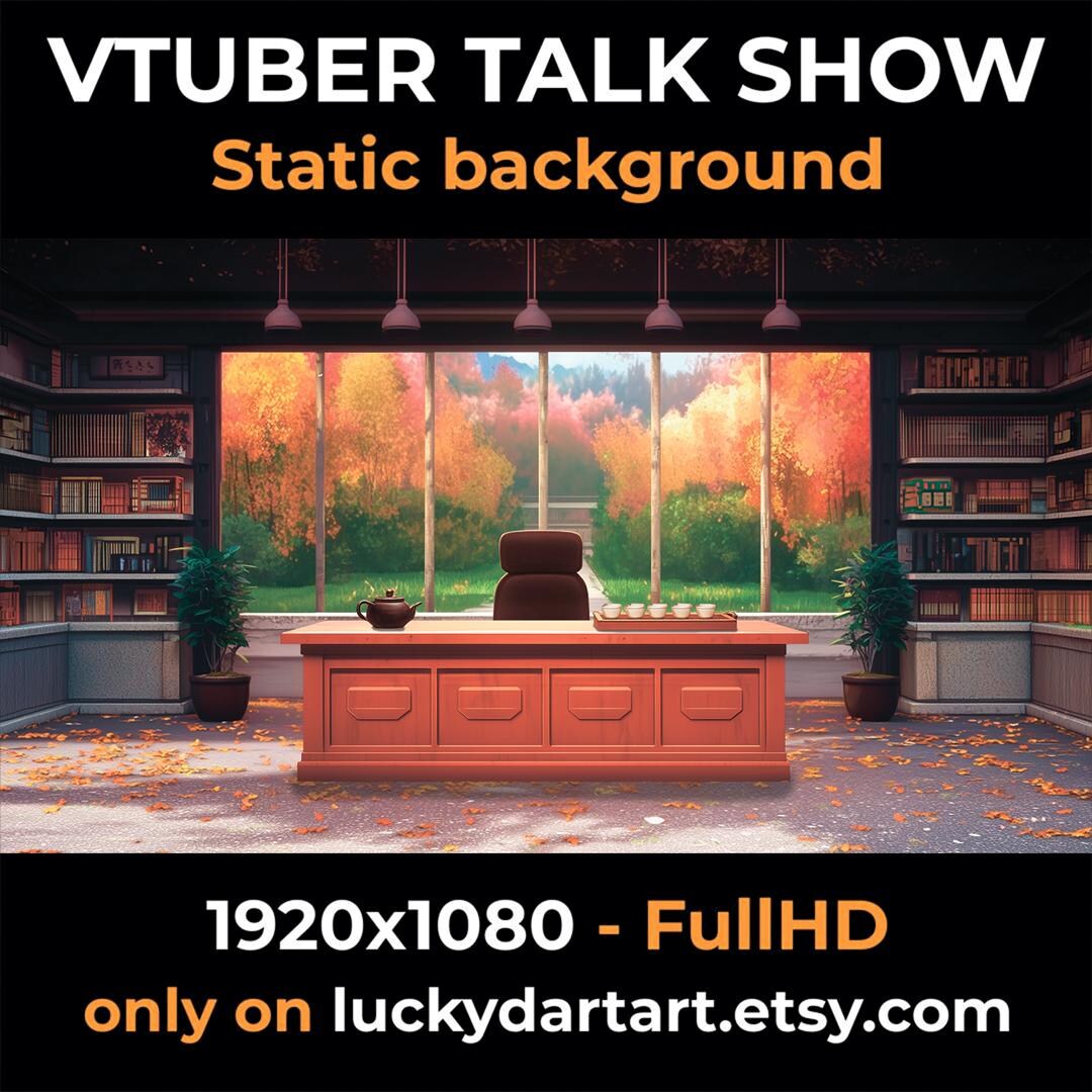 Vtuber Talk Show Japanese Style: Streaming Kit for Twitch & OBS - Etsy