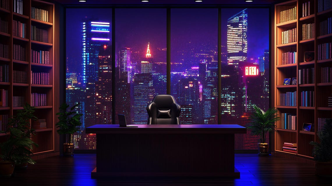Vtuber Talk Show Background: City View Stream Overlay (PNG) - Etsy