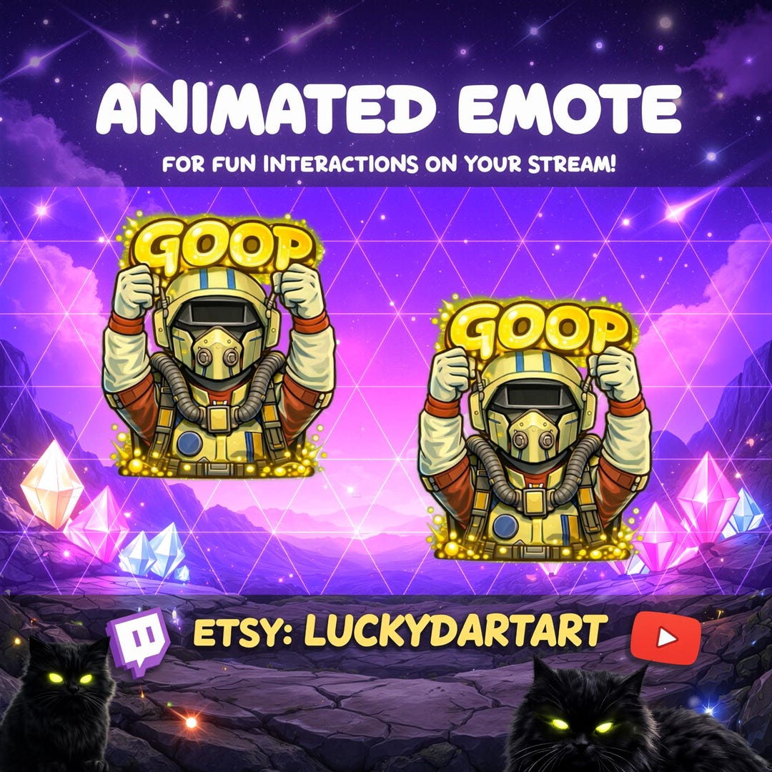 2 Animated ARC Raiders Emote – GOOP GOOP Stream Overlay Digital ...