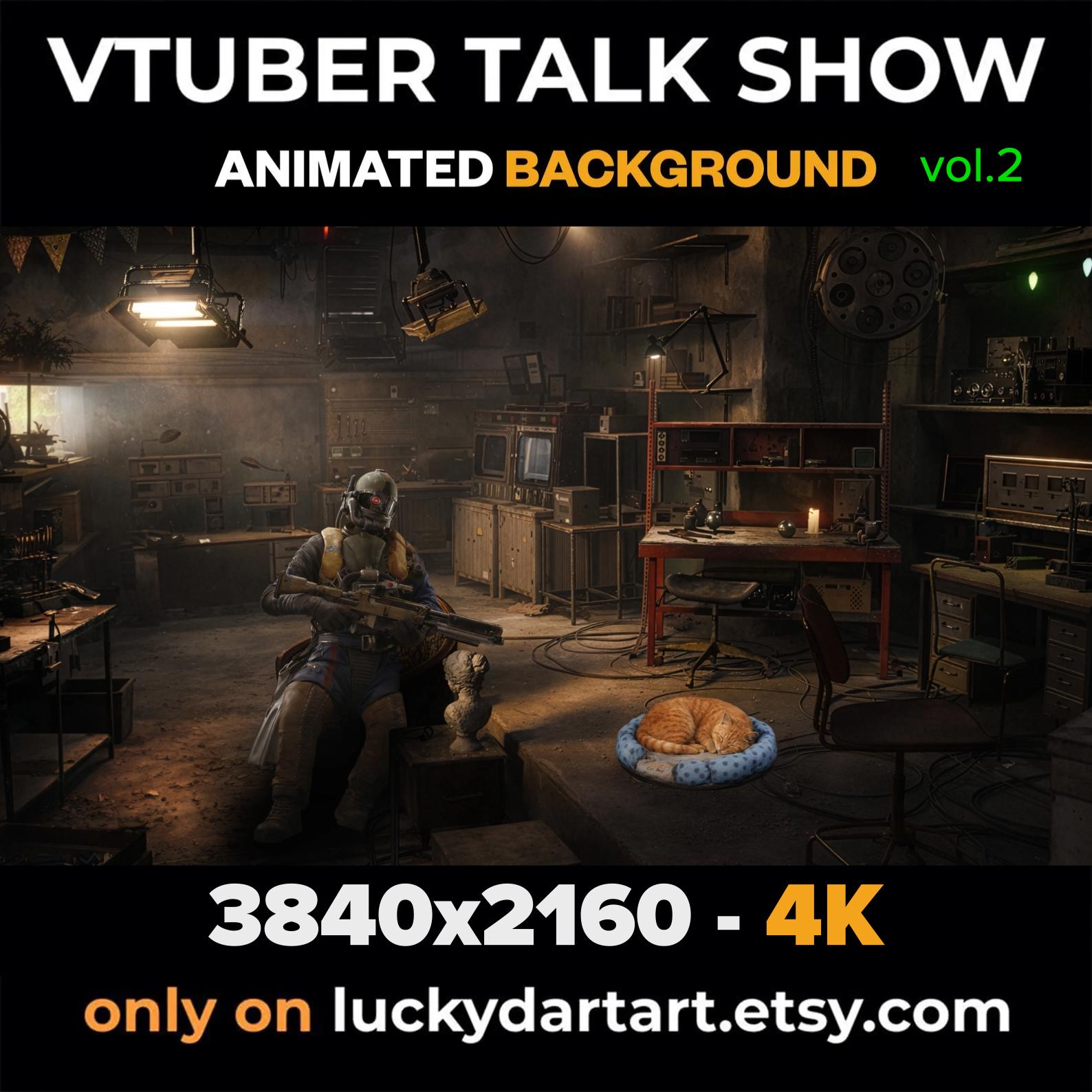 Arc Raiders Inspired, Sci-fi Stream Waiting Room – 4K Animated ...