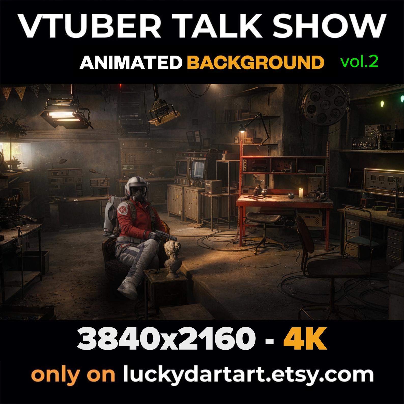 Arc Raiders Inspired, Sci-fi Stream Waiting Room – 4K Animated ...