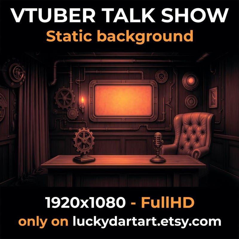 Vtuber Background Gold - Etsy