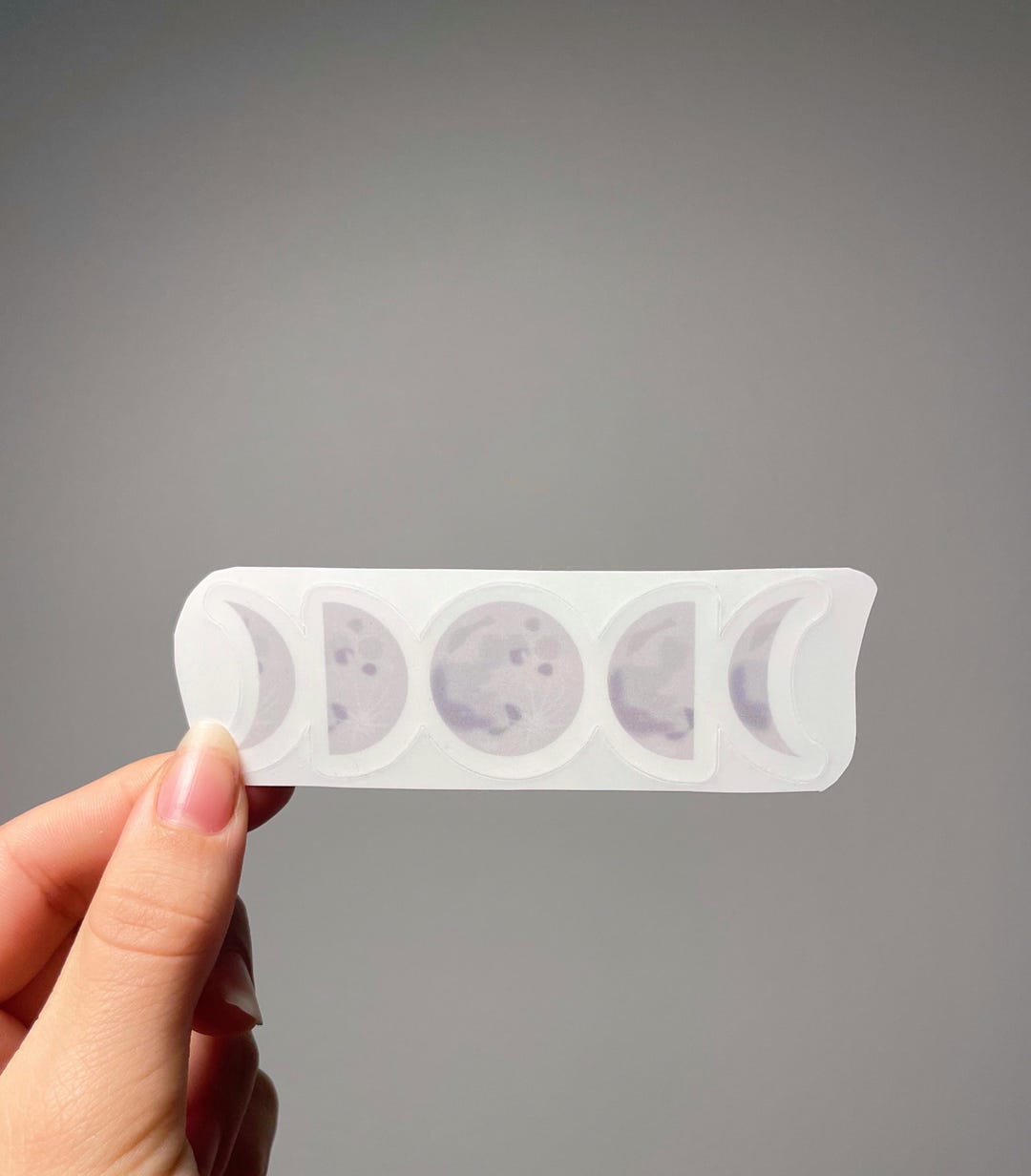 Moon Phases Sticker, Waterproof Sticker, Water Bottle Accessory, Boho ...