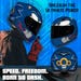 Blue Speedster Custom Character Motorcycle Helmets - Etsy