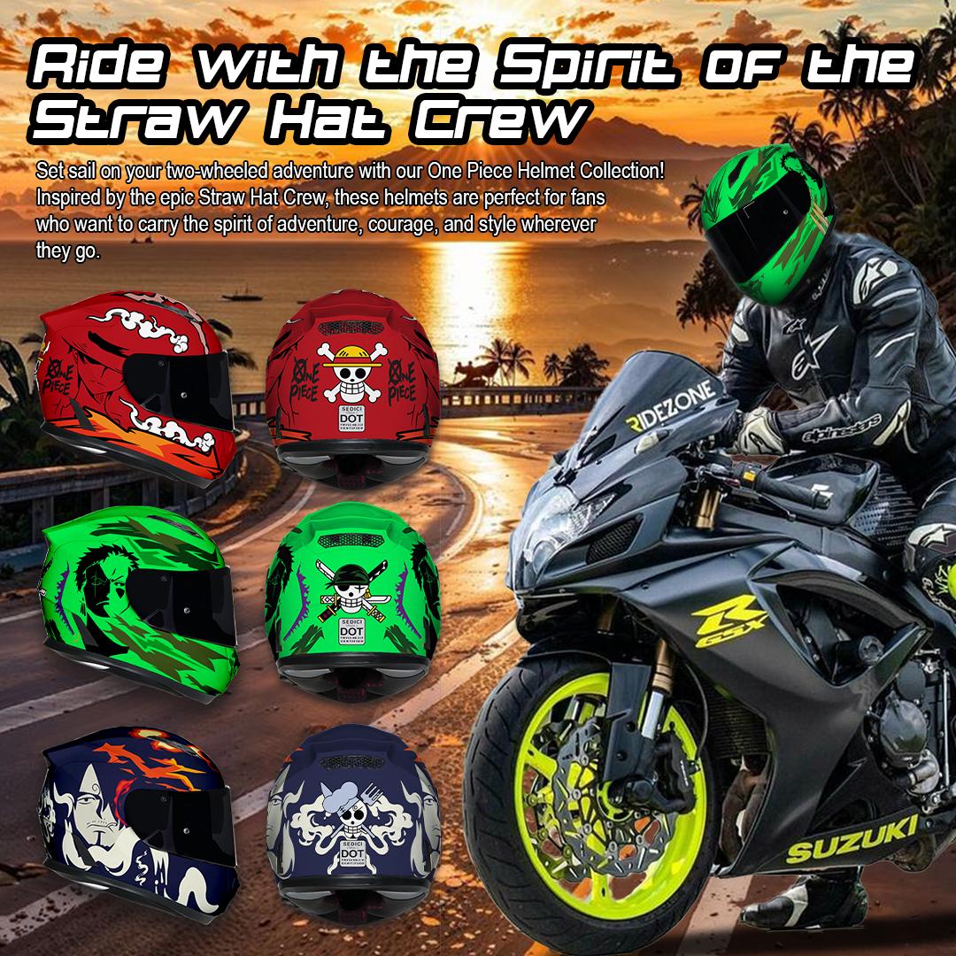 Monkey D. Luffy Custom Designed Motorcycle Helmet - Etsy