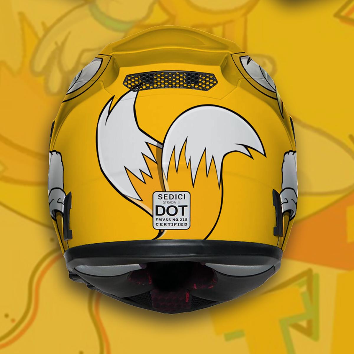 Tails the Fox Custom Character Motorcycle Helmets - Etsy