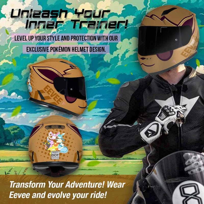 Pikachu Motorcycle Helmet - Etsy