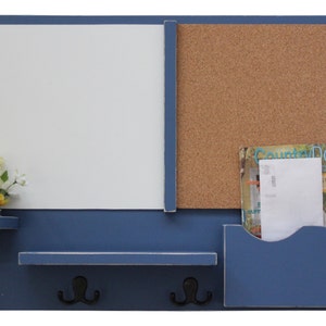 Mail Organizer Message Center Cork Board White Board - Etsy