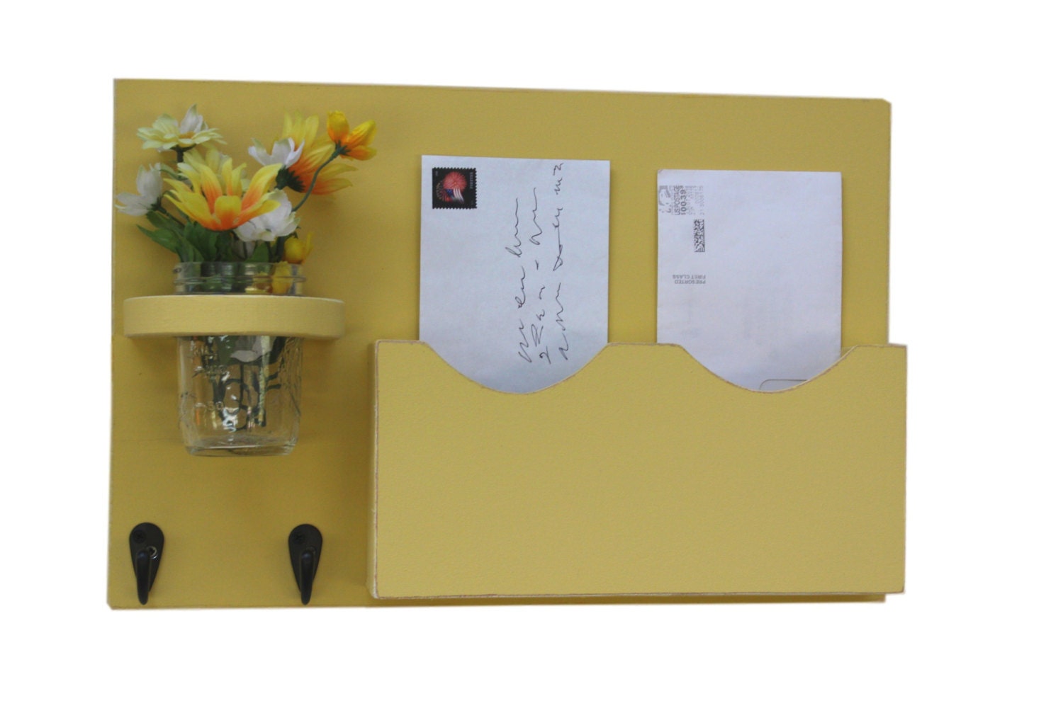 Mail Organizer Mail Holder Letter Holder Double Slots | Etsy