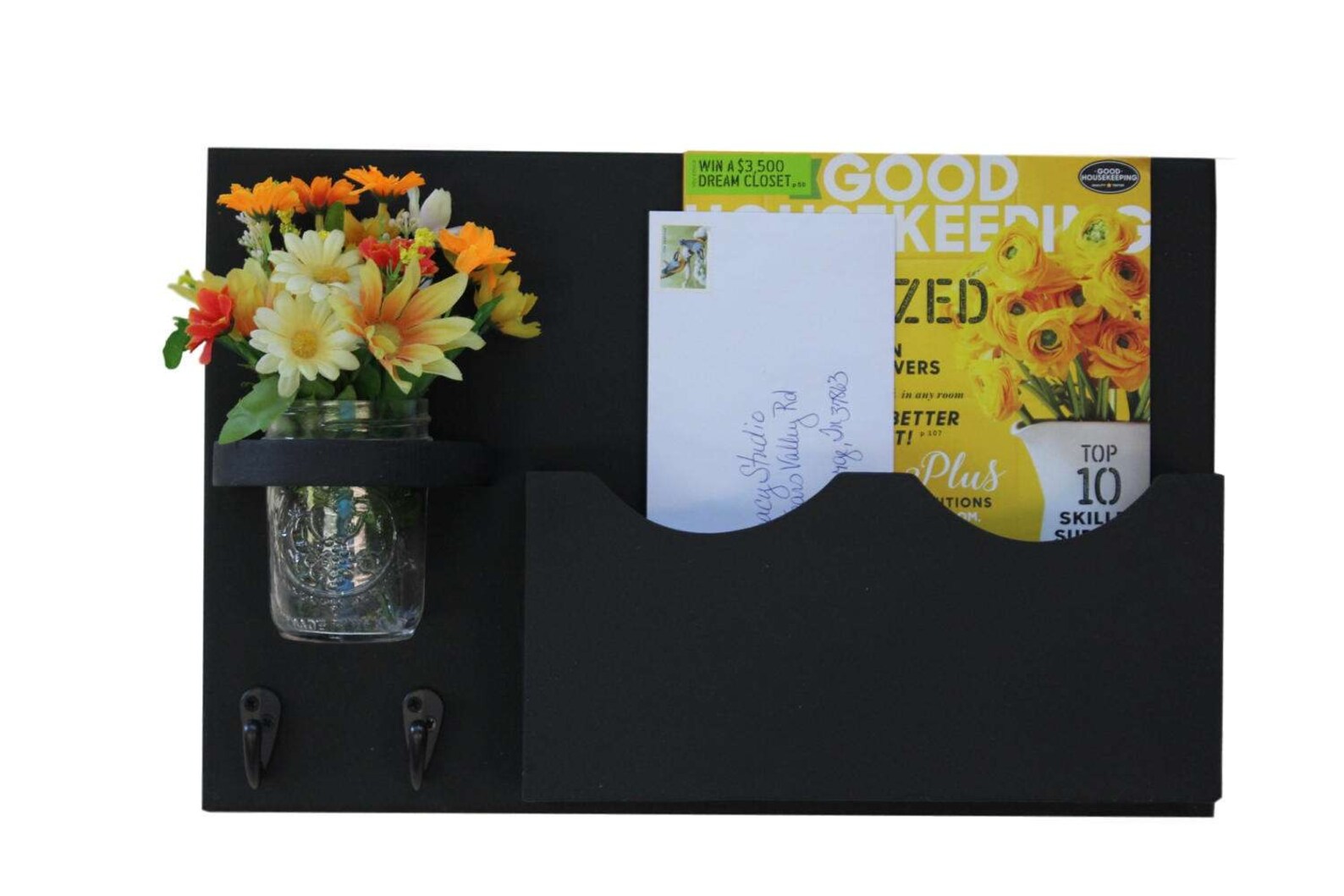 Mail Organizer Mail Holder Letter Holder Mail and Key - Etsy