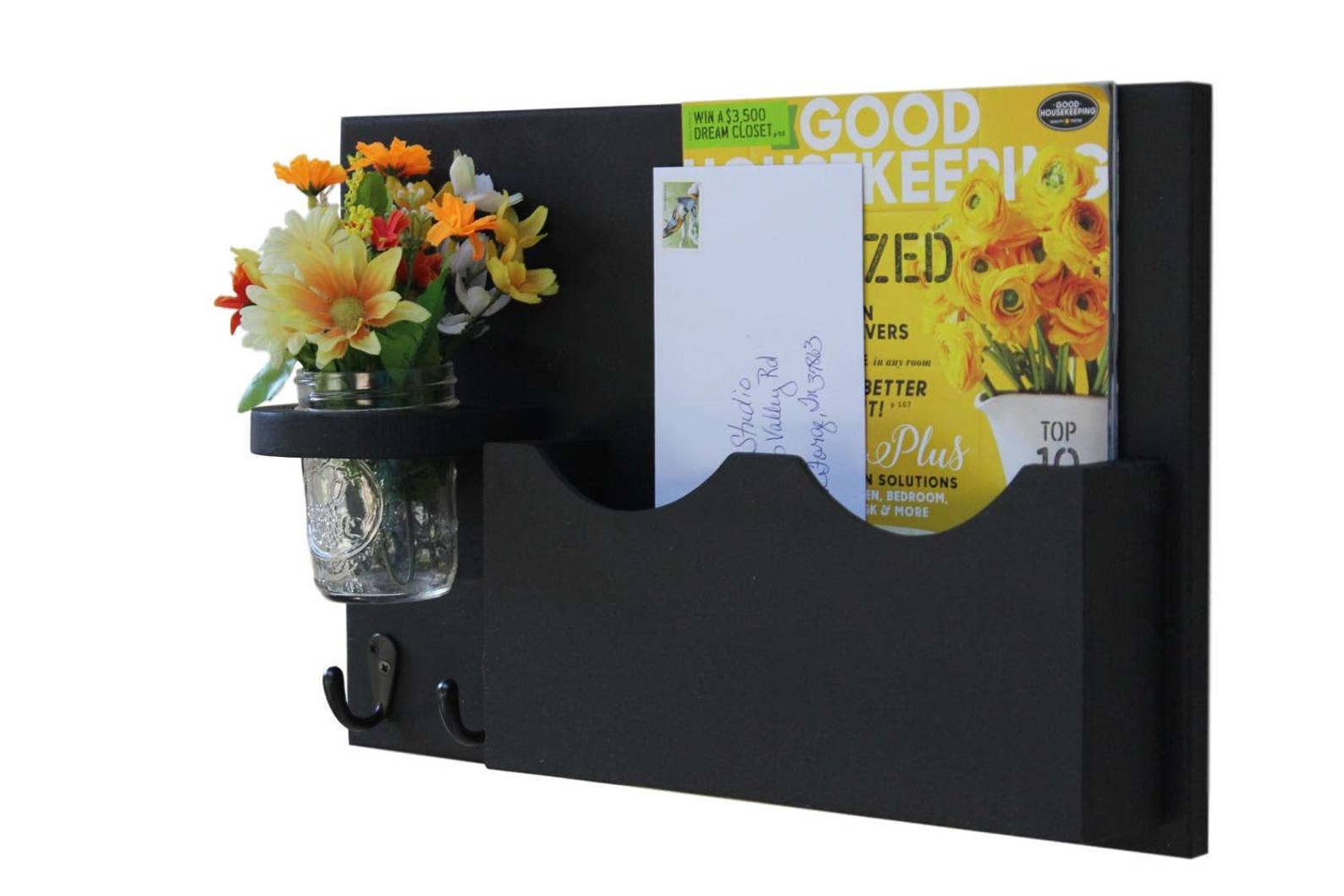 Mail Organizer Mail Holder Letter Holder Mail and Key - Etsy