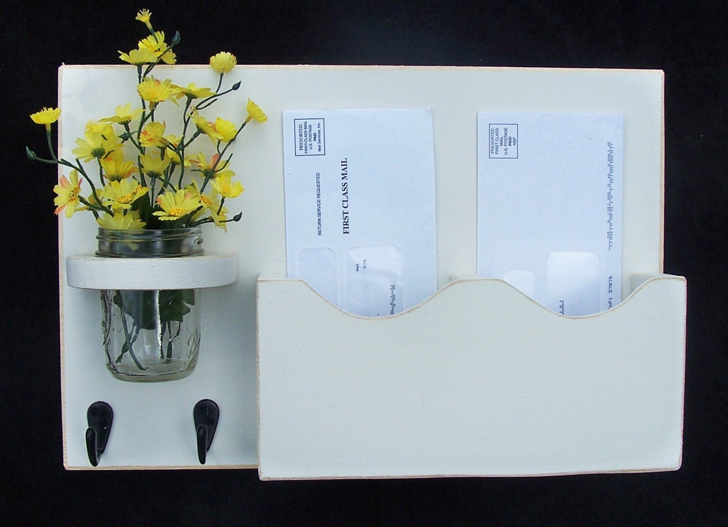 Mail Organizer Mail Holder Letter Holder Mail and Key | Etsy