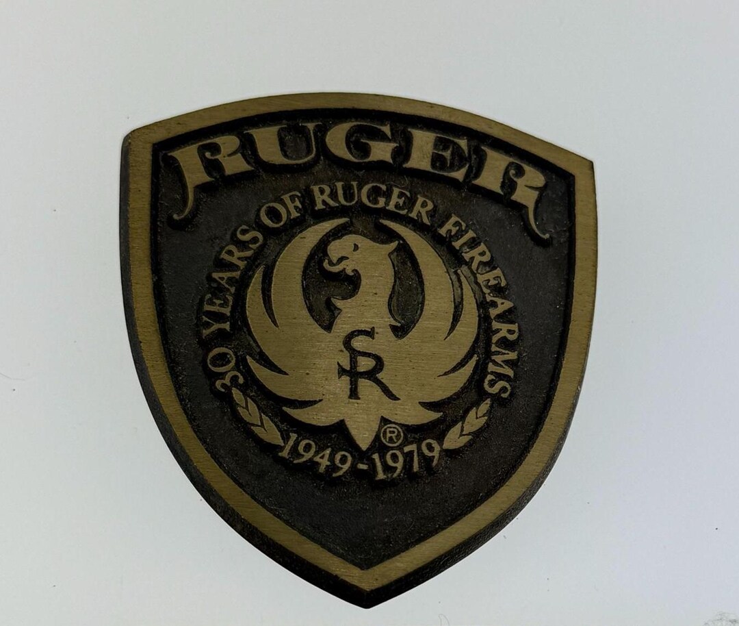 Ruger Shield 30th Anniversary Vintage Belt Buckle Limited Edition ...
