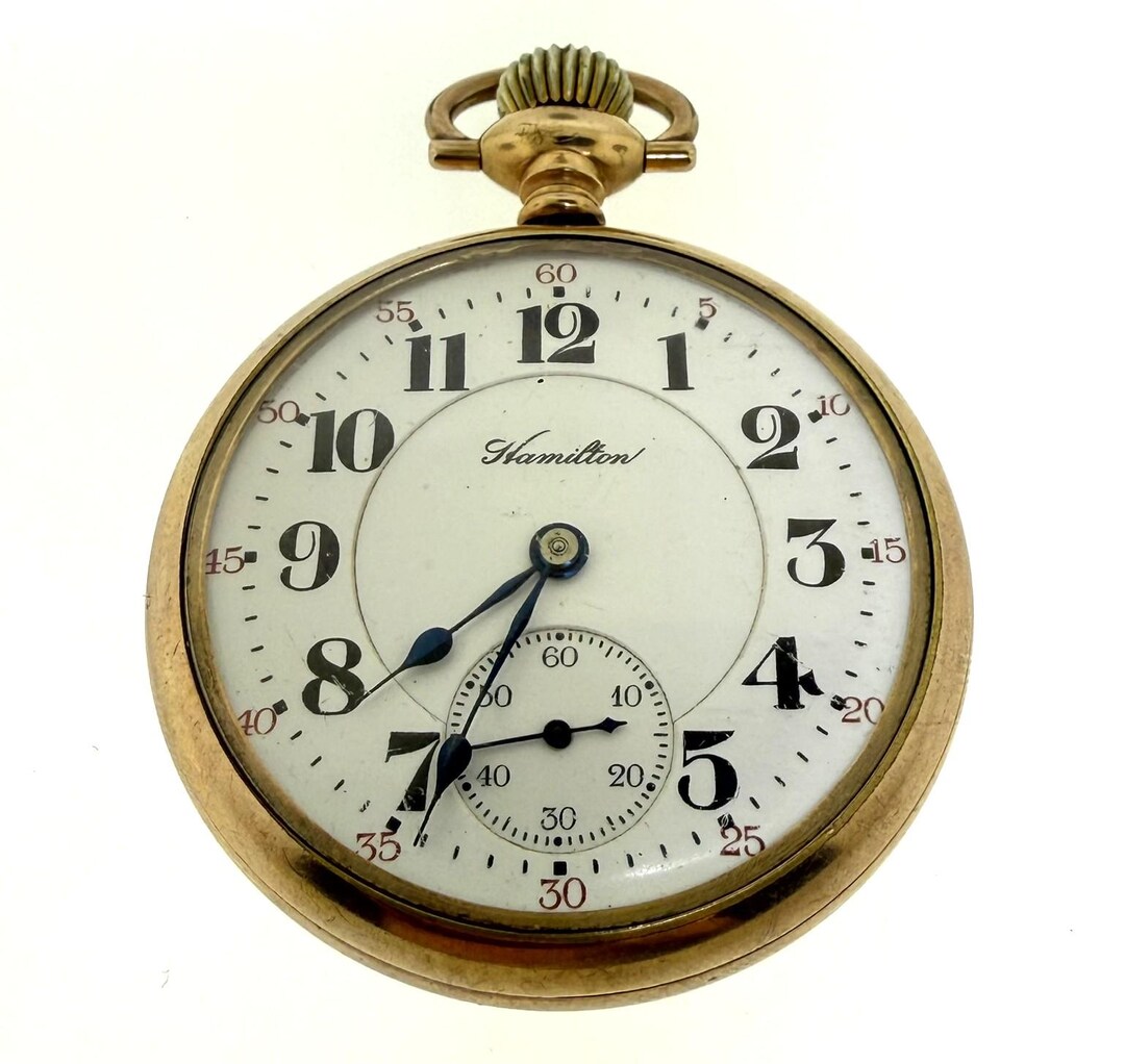 Antique 1921 Hamilton Grade 992 16S 21J Railroad Grade Pocket Watch - Etsy