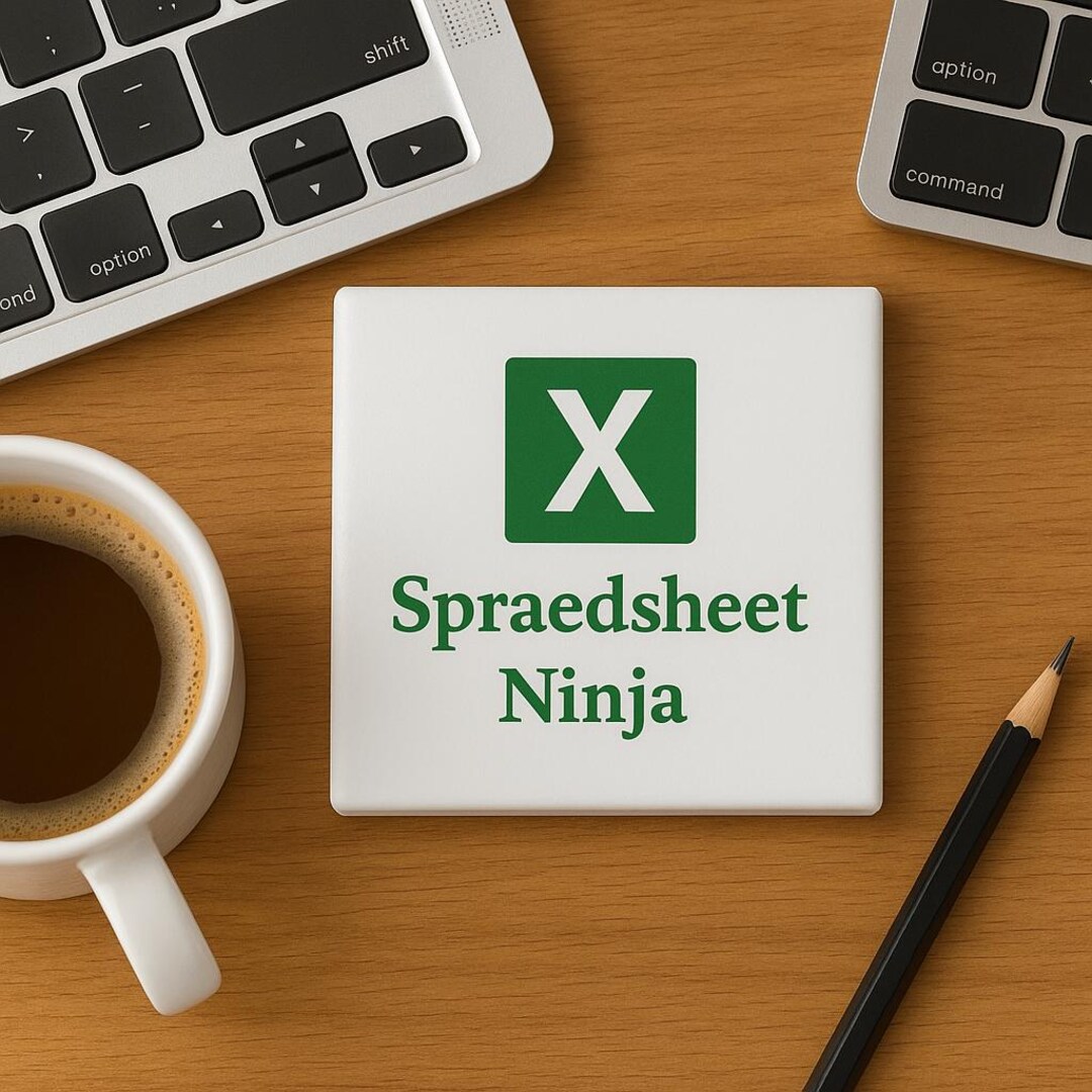 Excel Coaster – Spreadsheet Ninja Gift for Accountants, Data Analysts ...