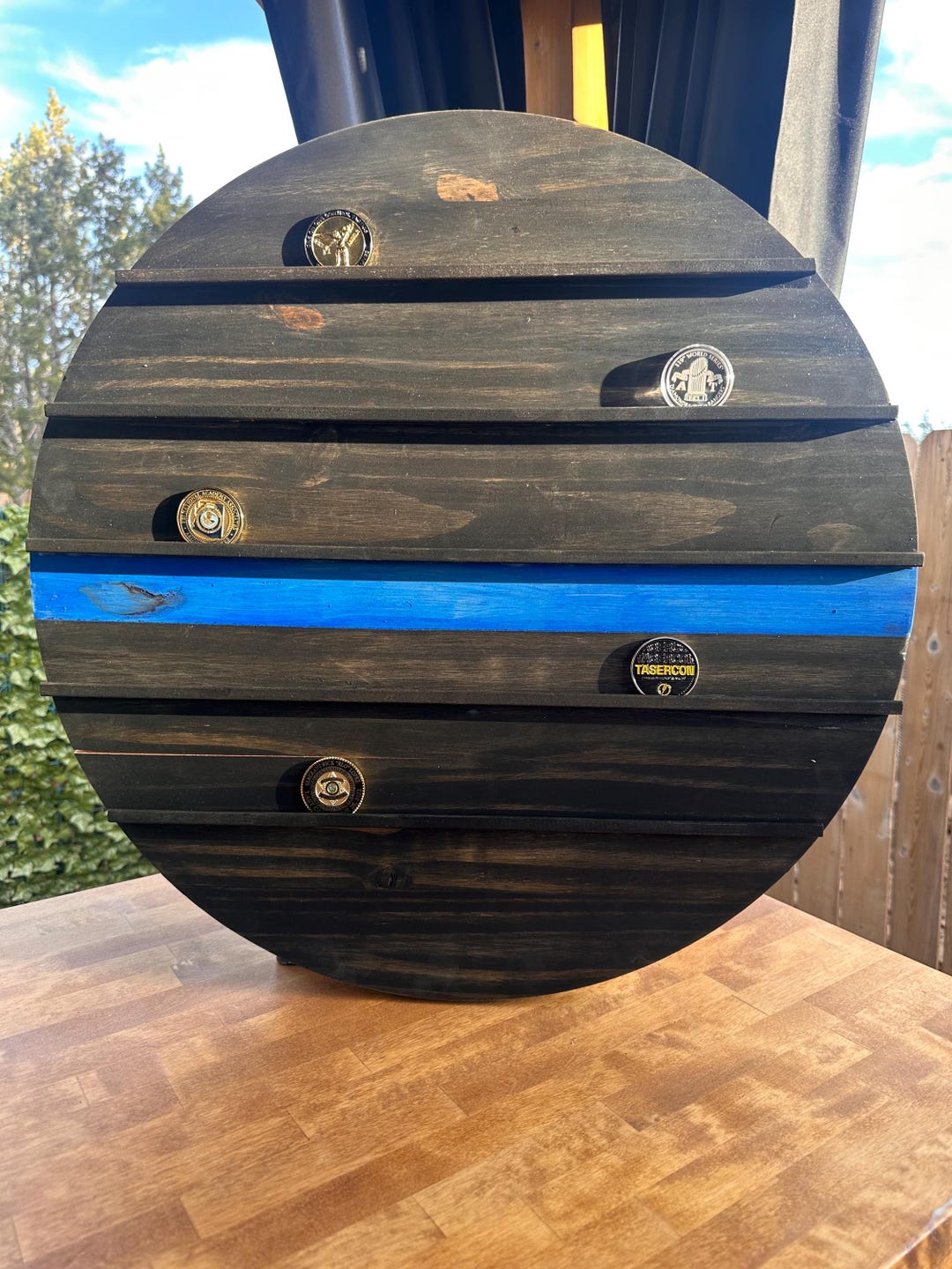 Custom Challenge Coin Boards - Etsy