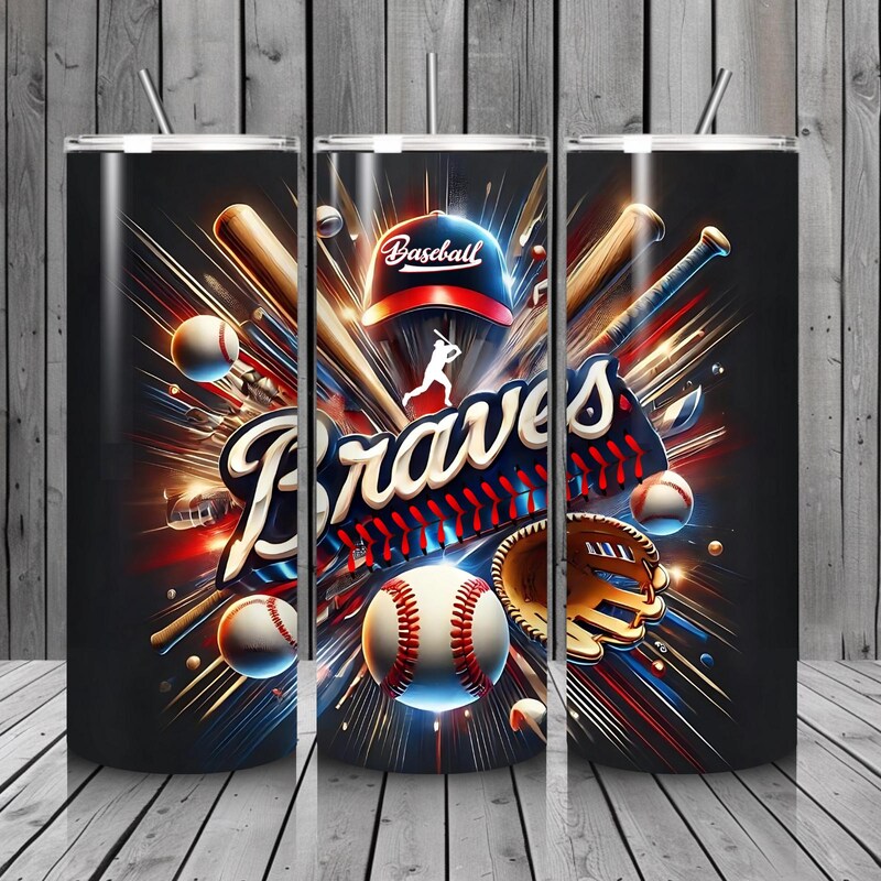 Braves Baseball Design Png - Etsy