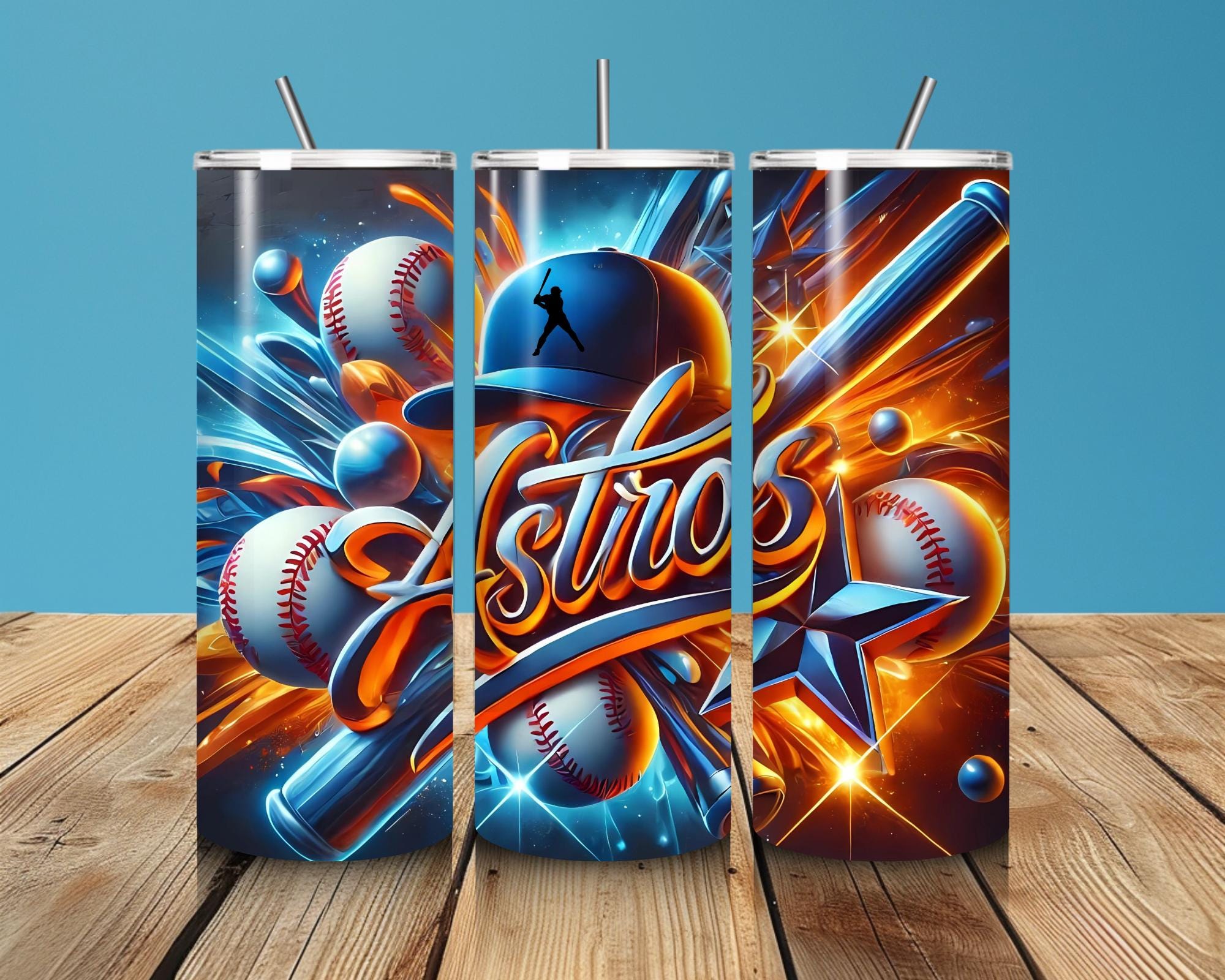 ASTRO Png, Sublimation Wrap for 20oz Tumbler , Baseball PNG and Jpg ...