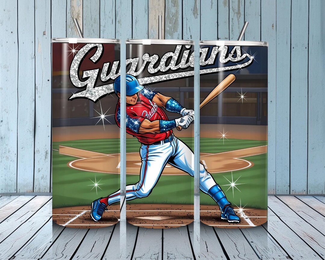 Guardians, 20oz Skinny Tumbler, DIGITAL FILE, Baseball PNG and JPG ...