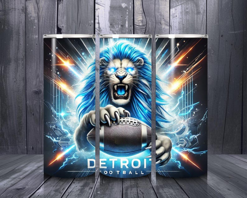 20 Oz Slim Tumbler From Detroit, Sublimation Wrap in PNG and JPG ...