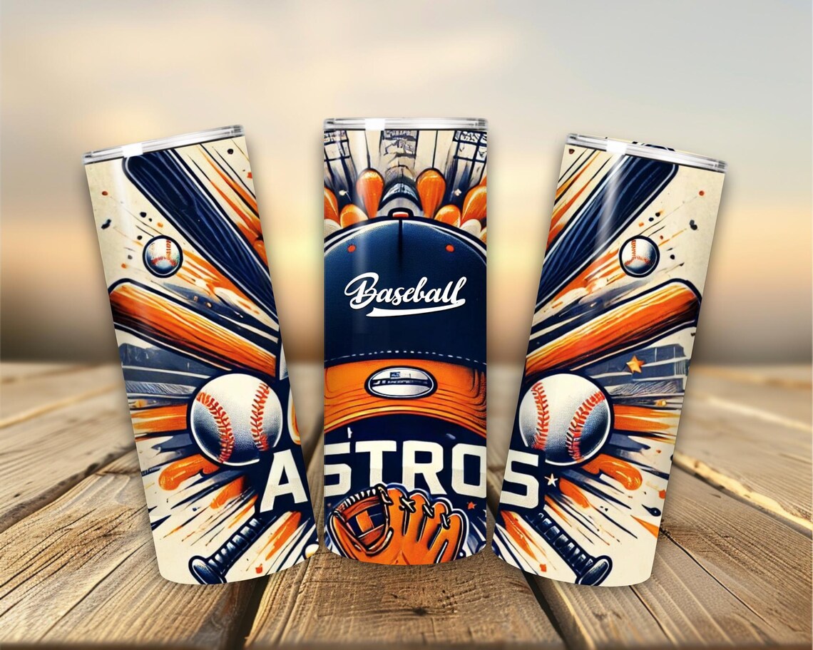 ASTRO Png, Sublimation Wrap for 20oz Tumbler , Baseball PNG and Jpg ...