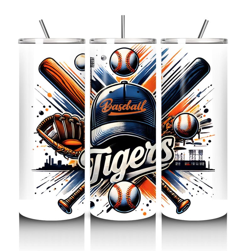 Blue Tigers Baseball Svg - Etsy