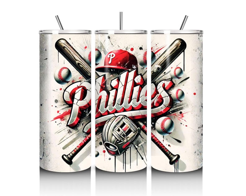 PHILLIES Png, Sublimation Wrap for 20 Oz Tumbler, Baseball PNG and JPG ...